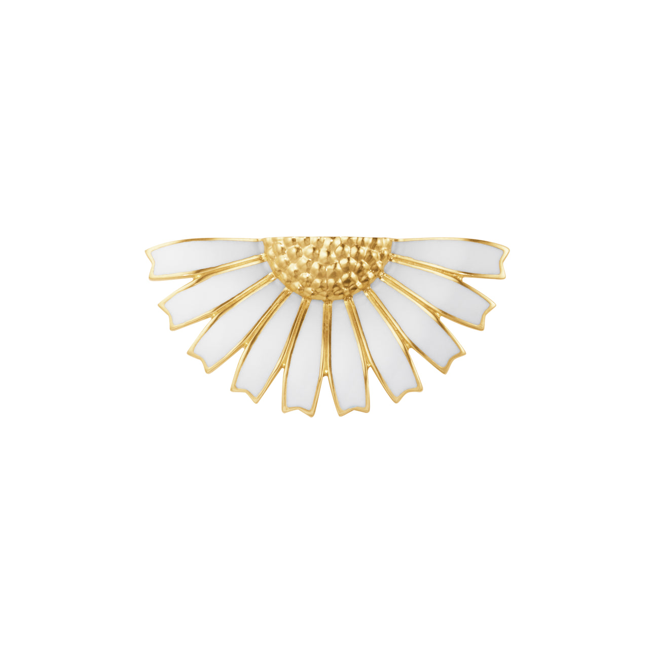 Georg Jensen - Daisy Half Flower broche - Forgyldt sølv | 1.050,00 kr ...