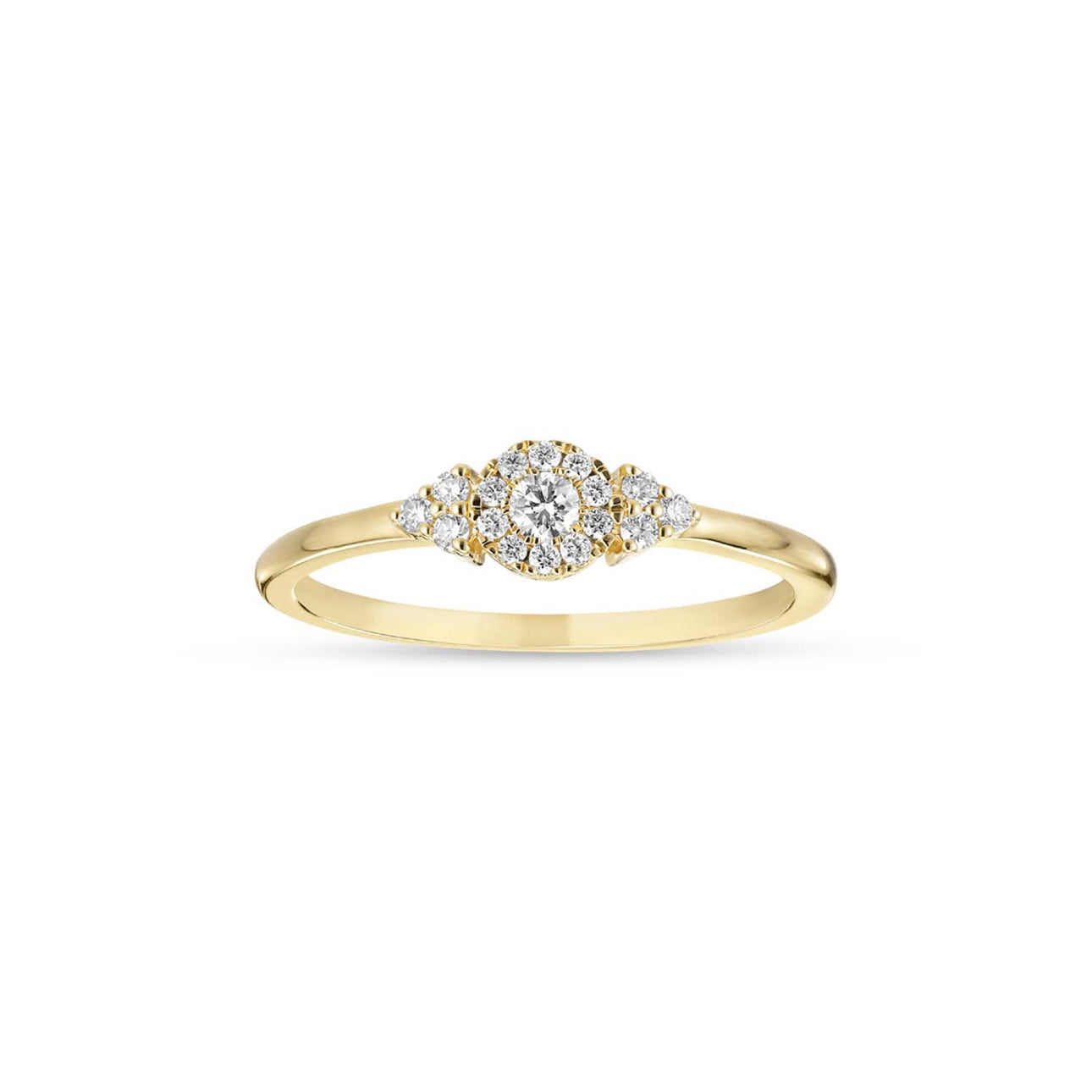 Aveny LUXURY - Ring, 0,15ct w/si - 14 kt. guld | 5.999,00 kr | Aveny ...