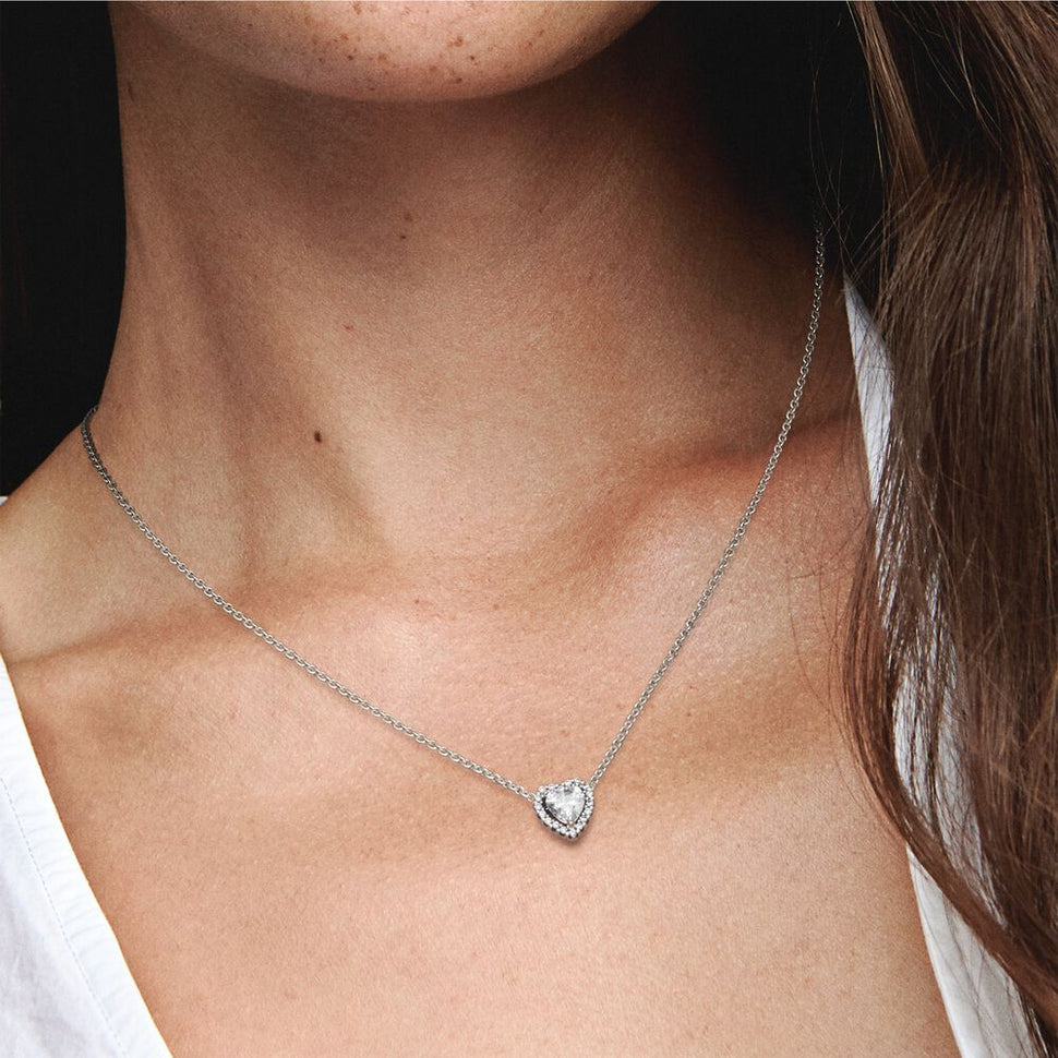 Pandora - Elevated Heart halskæde 45cm | 649,00 kr | Pandora | Fri ...
