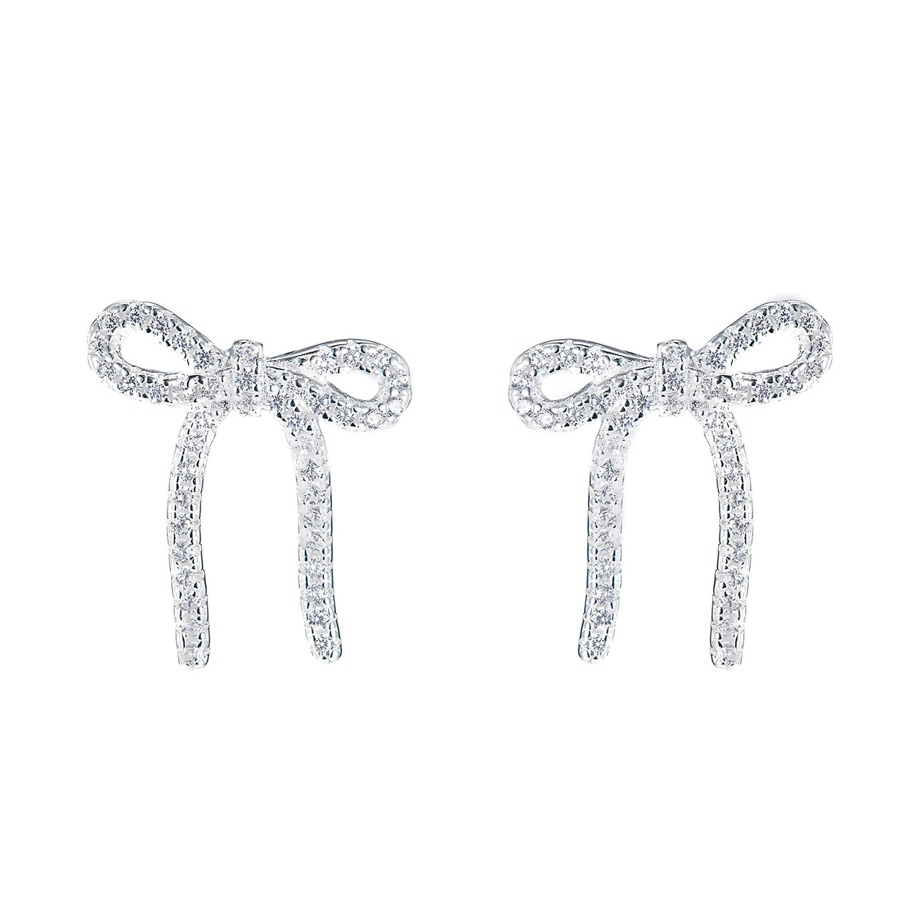Vibholm X Julie Elgaard - Forever Bow Petit ørestikker - Sølv | 499,00 ...