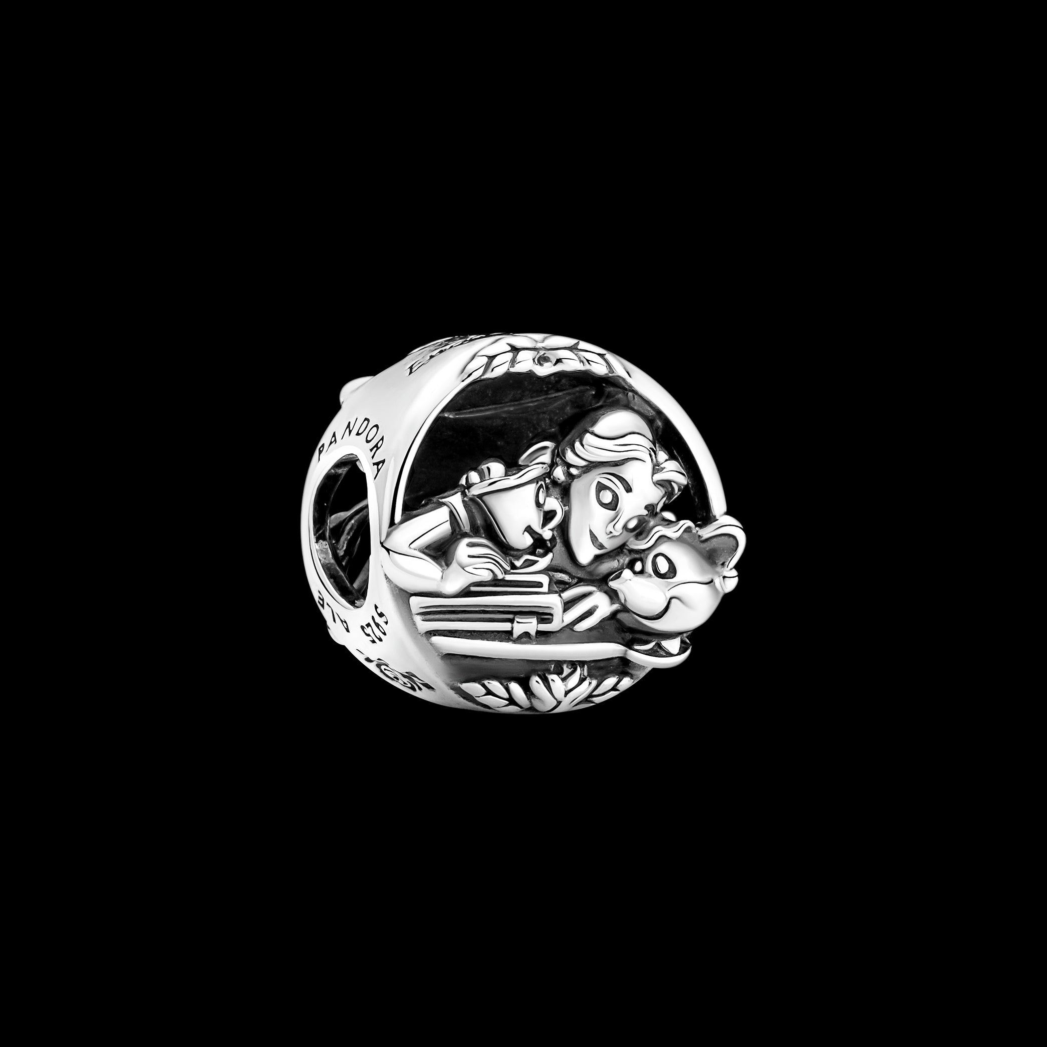 Pandora - Beauty&Beast Belle and Friends charm - sølv