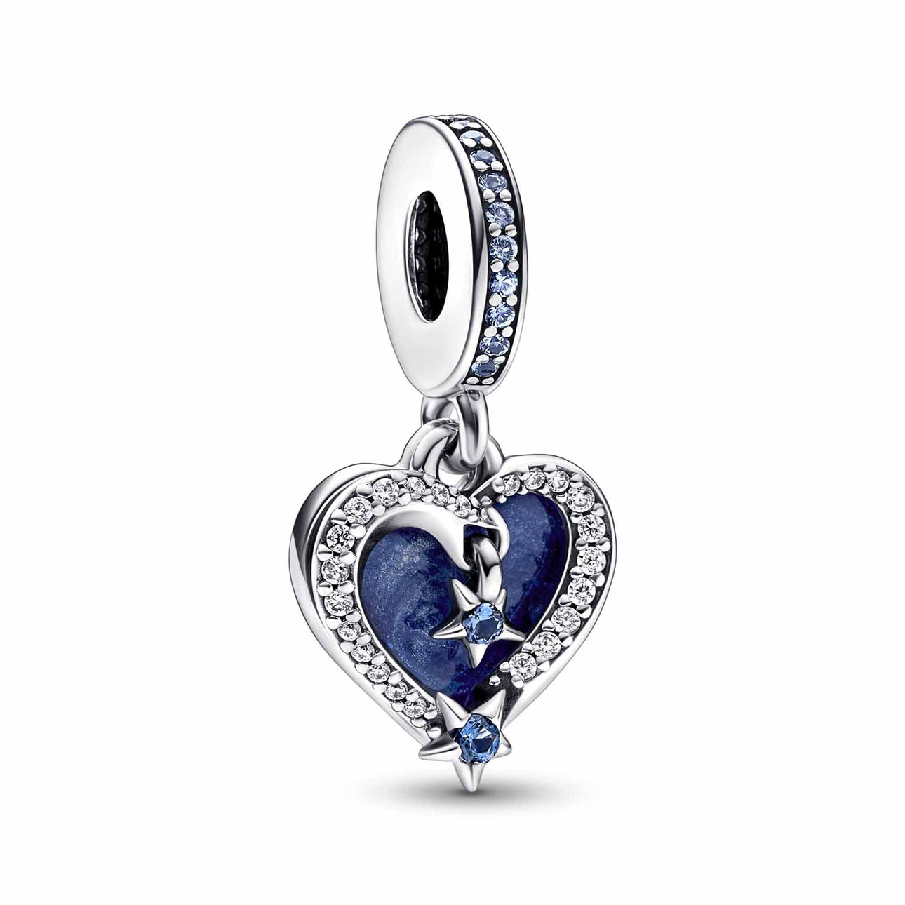 Pandora - Kosmisk Stjerneskud Hjerte charm - sølv | 599,00 kr | Pandora ...