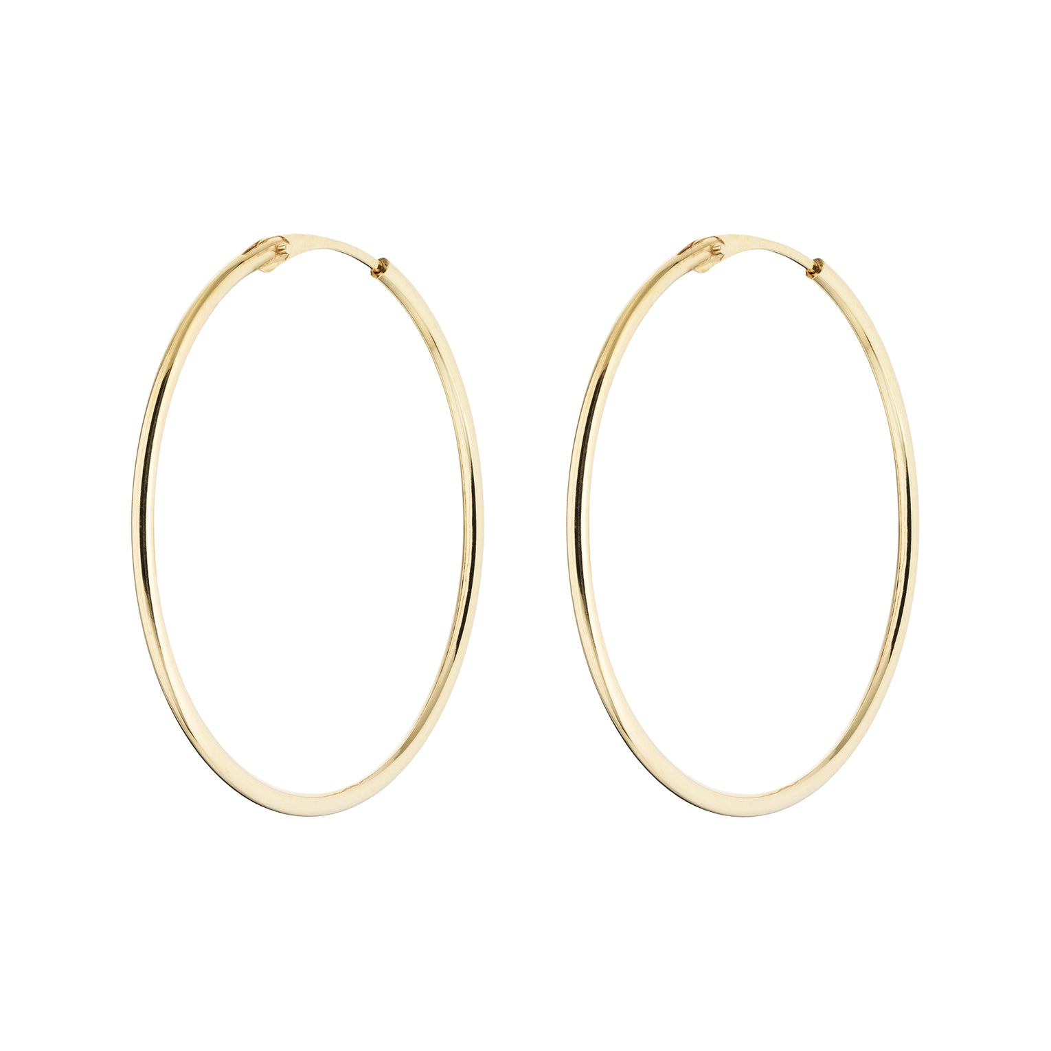Vibholm GULD - Tube Creoler, 25mm - 14 kt. guld | 1.499,00 kr | Vibholm ...